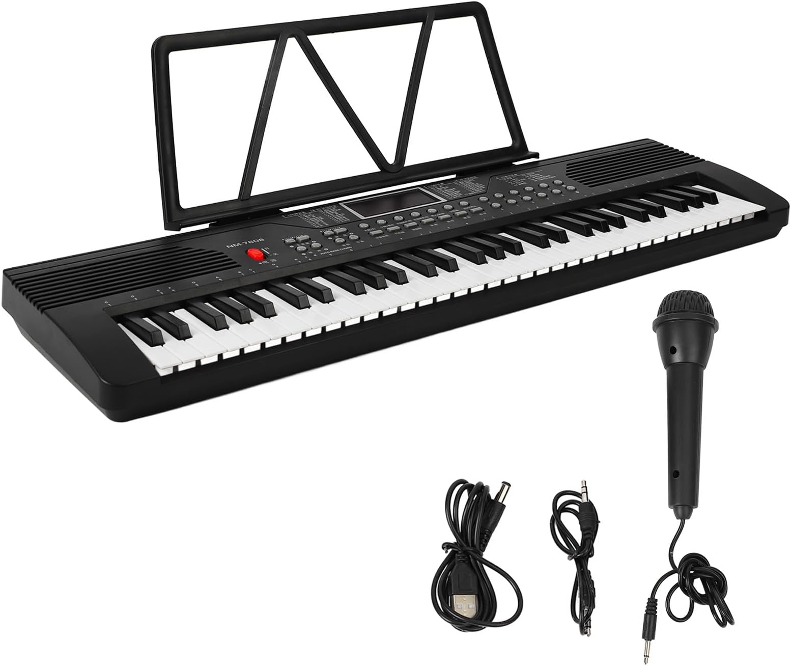 Professional 61 Key Electric Keyboard Piano Plastic Digital Piano ...