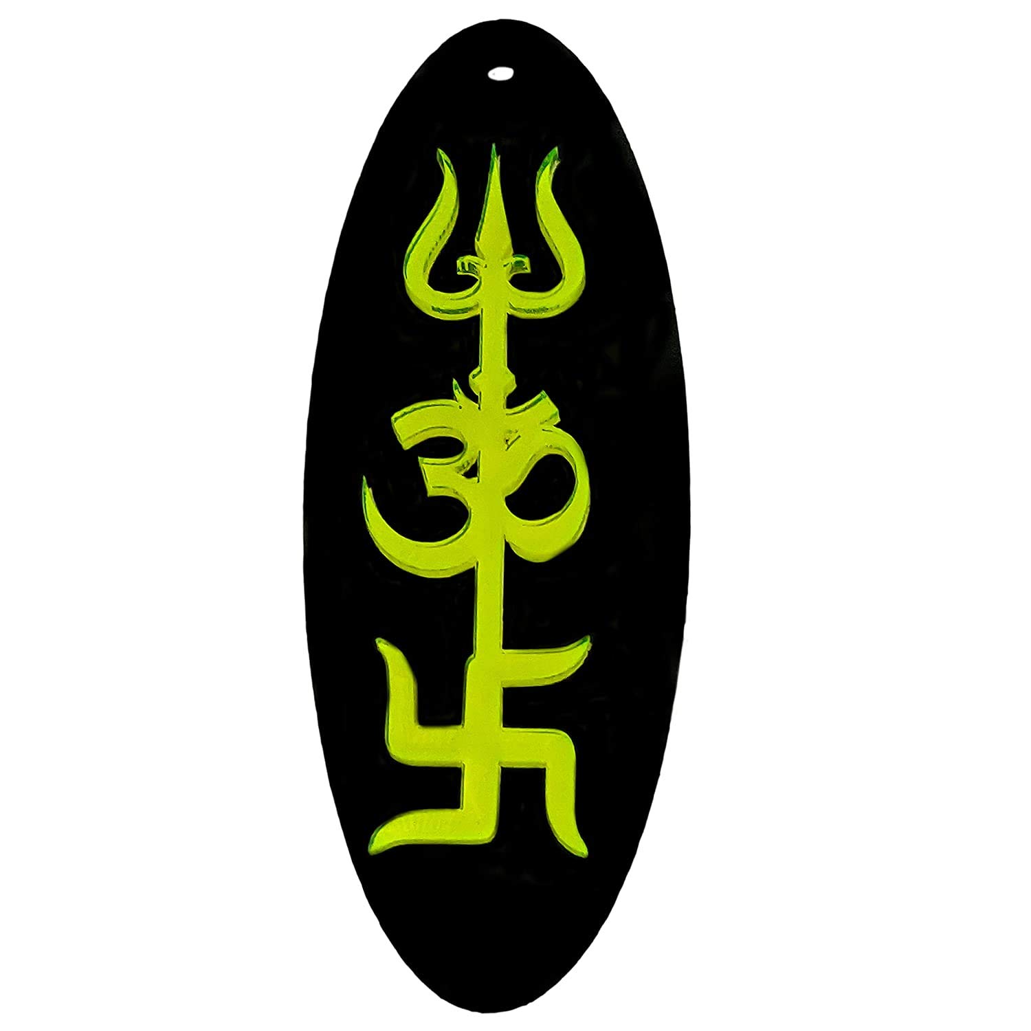 Buy Trishakti Yantra Indian Mandir Home Wall Decor Hindu Temple Pooja ...