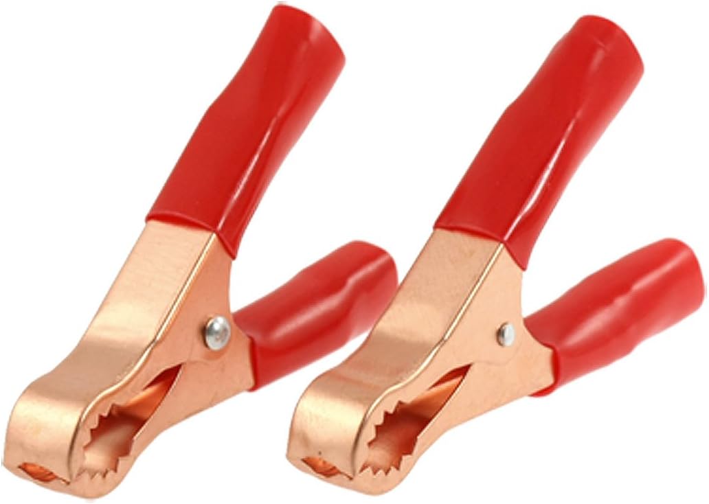 2 St ck Kupfer berzogene Isolierte Car Battery Clips Alligator Klemmen 2-st-ck-kupfer-berzogene-isolierte-car-battery-clips-alligator-klemmen