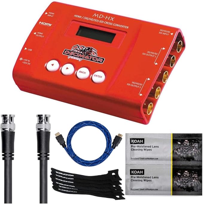 Amazon.com: Decimator MD-HX HDMI and SDI Cross Converter Deluxe Bundle ...