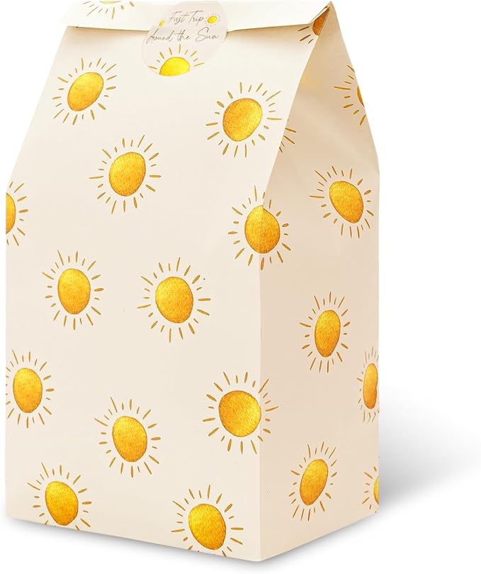 Amazon.com: Whaline 24Pcs Boho Sun Party Favor Bags First Trip Around ...