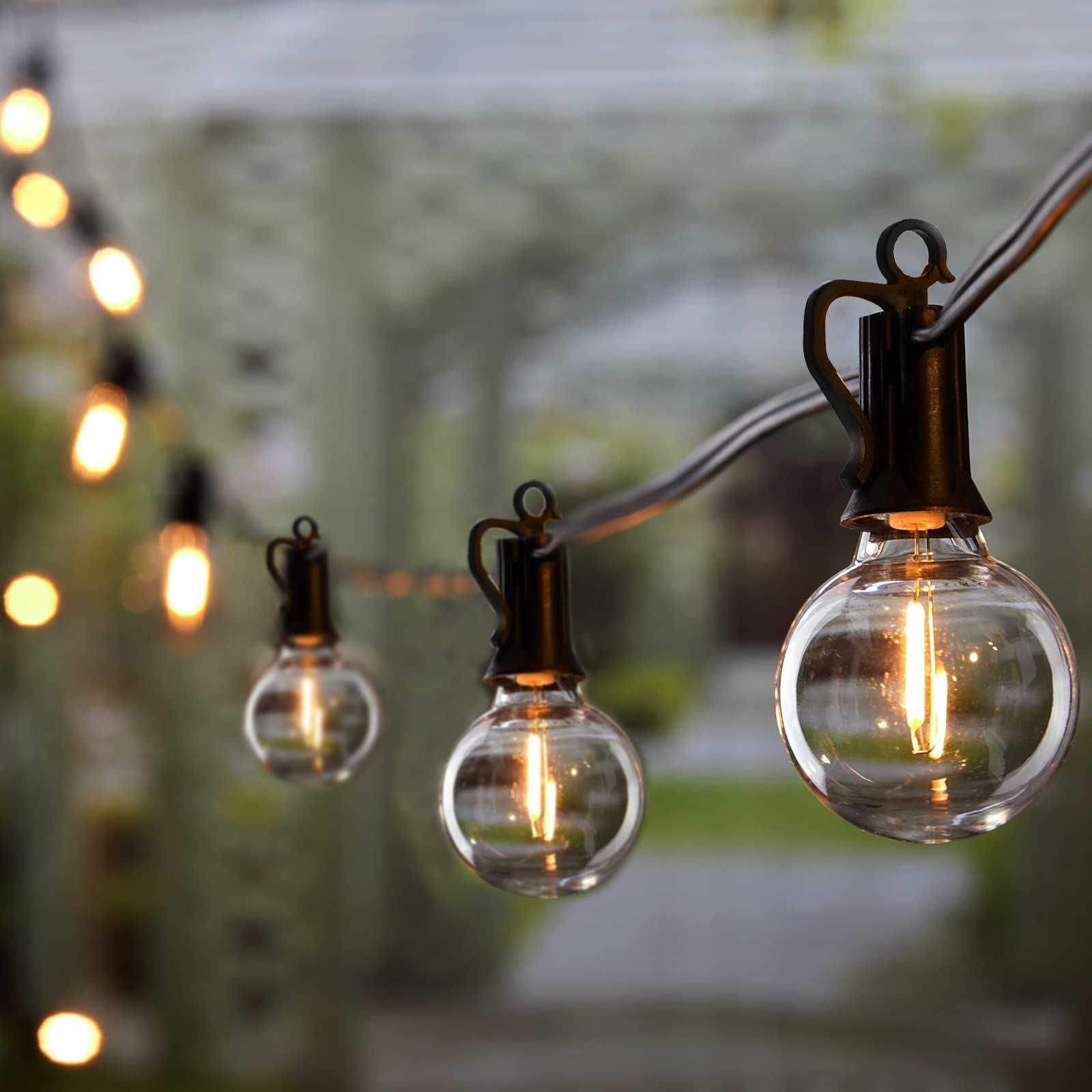 Hometown Evolution, Inc. Vintage Edison Outdoor String Lights (ST40 ...