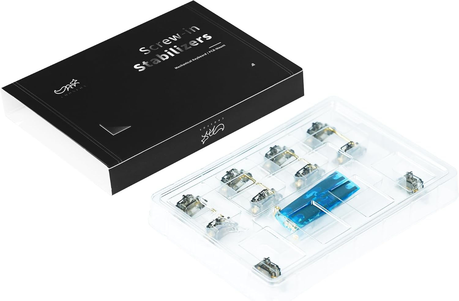 Amazon.com: Mechanical Keyboard PCB Mount Screw-in Stabilizers Kit, 6 ...