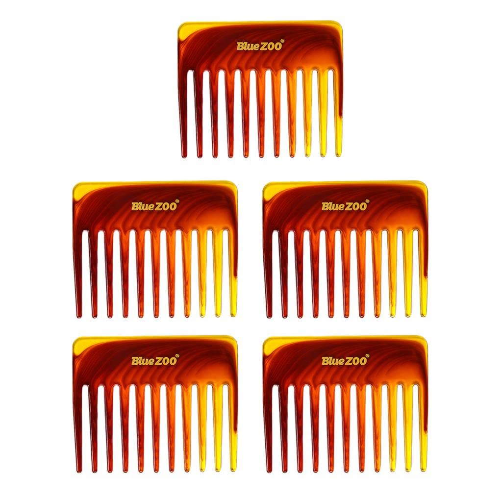 Buy T.O.G. 5Pcs Salon Hair Comb Hair Conditioning Pick Comb Wide Tooth ...