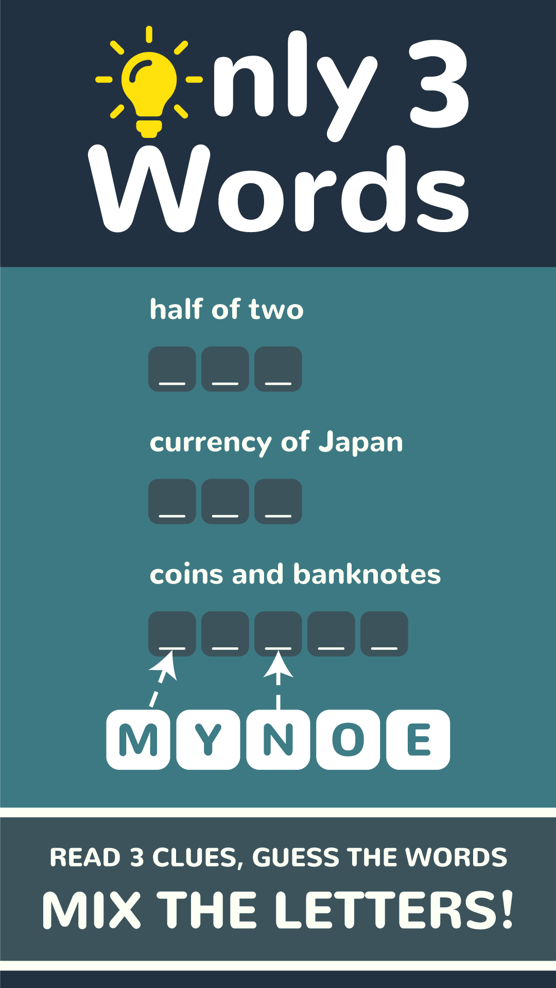 Only 3 Words - App on Amazon Appstore