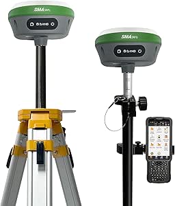 Amazon.com: SMAJAYU SMA26 GNSS IMU RTK GPS Surveying Equipment Rover Base Handheld Collector and ...
