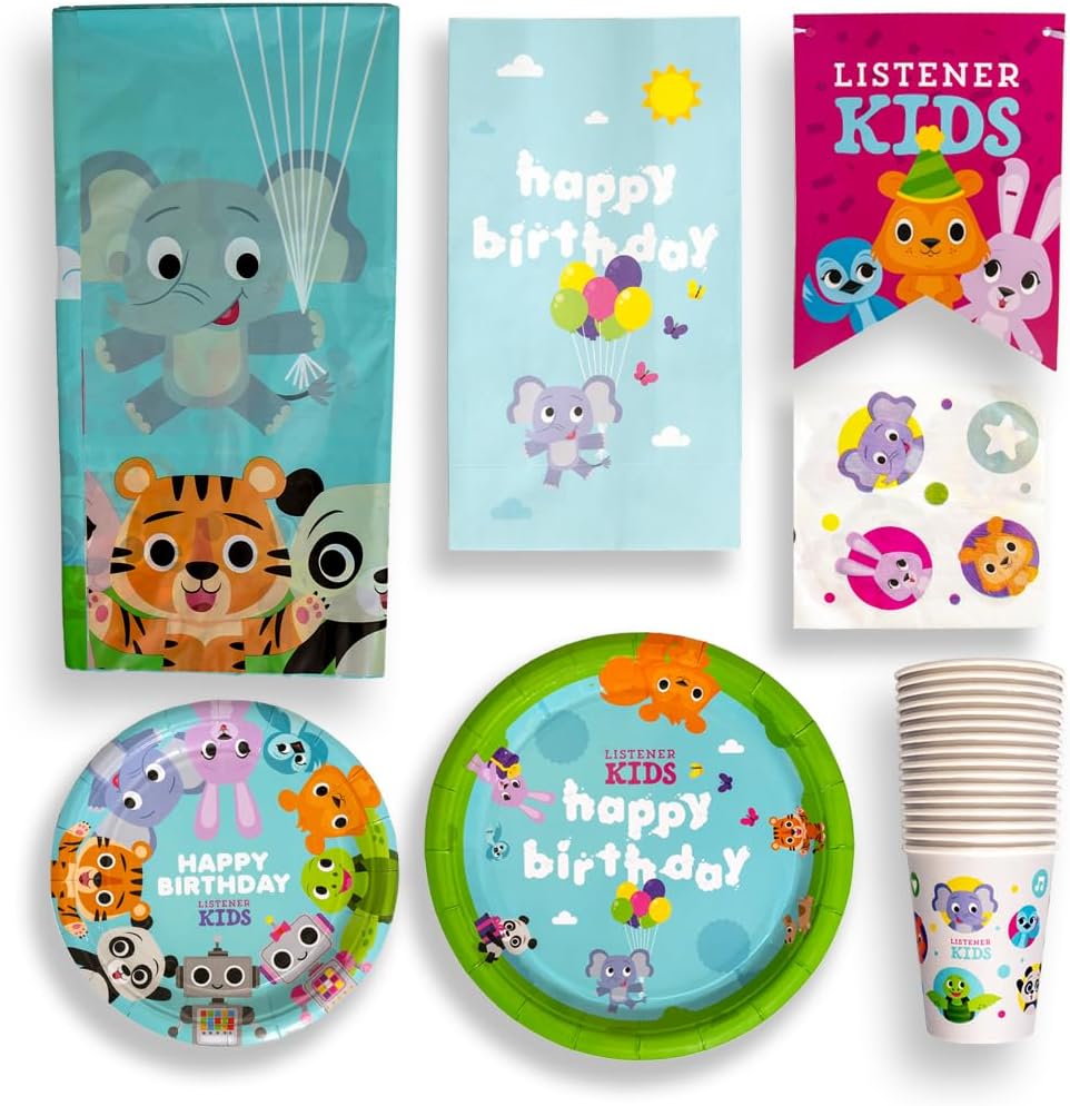 Amazon.com: Listener Kids Birthday Party Supplies and Decorations ...