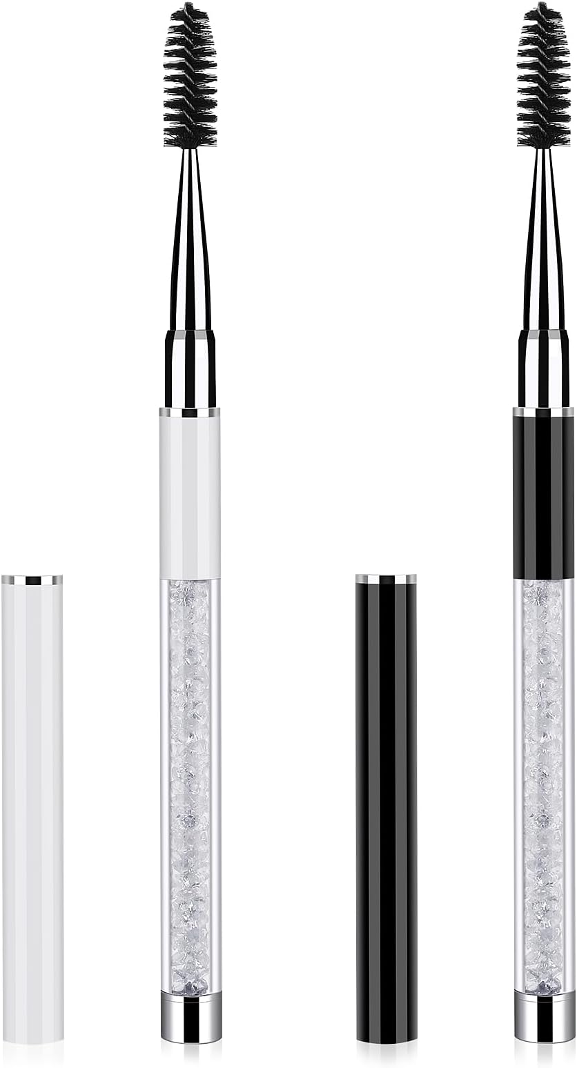 Amazon.com: UorPoto Mascara Brush Wands Makeup Lash Spoolies Set 5Pcs ...