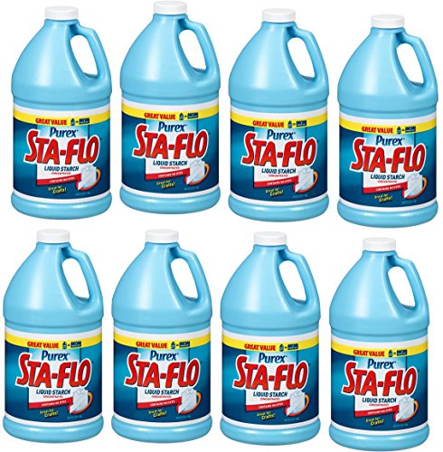 sta-flo dia13101 almidón de líquido concentrado, 64 oz botella (8 ...