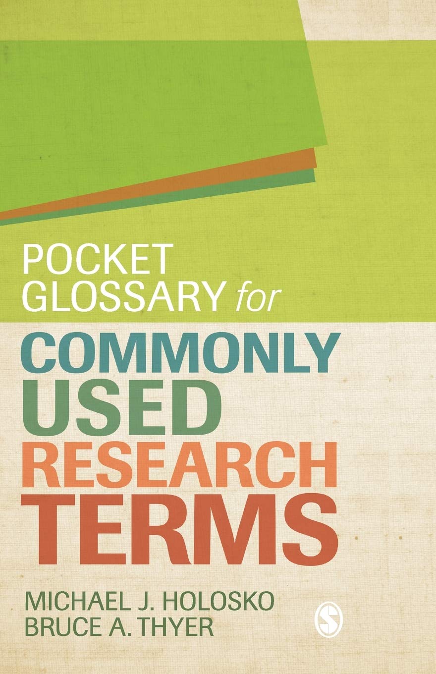 Amazon.com: Pocket Glossary for Commonly Used Research Terms ...
