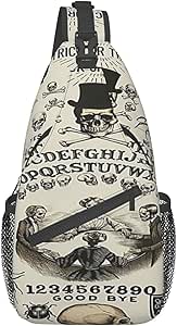 Amazon.com: ZHUBAJIE Crossbody Sling Backpack trick or treat Ouija ...