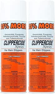 CLIPPERCIDE SPRAY FOR HAIR CLIPPERS 5-IN-1 FORMULA 25% MORE 425G/15. OZ ...