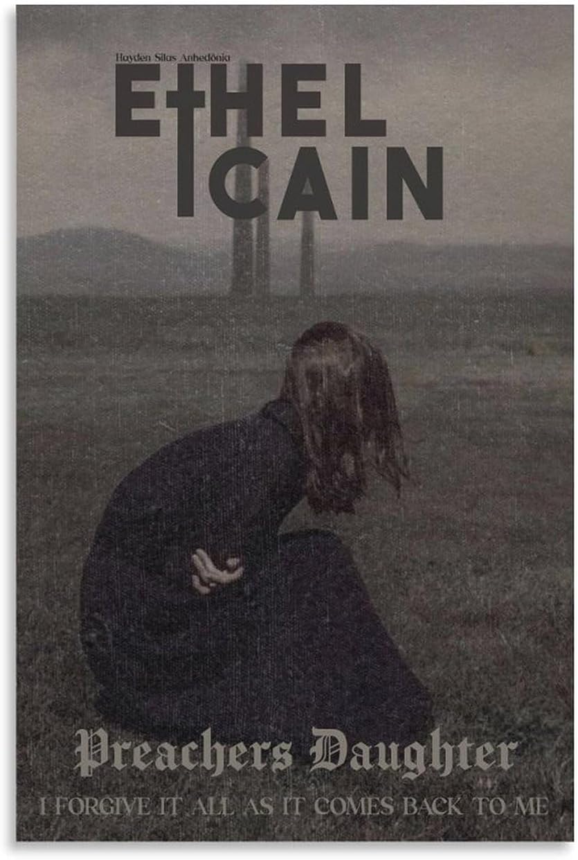 Amazon.com: BCZZGUI Ethel Cain 7 Canvas Poster Bedroom Decoration ...