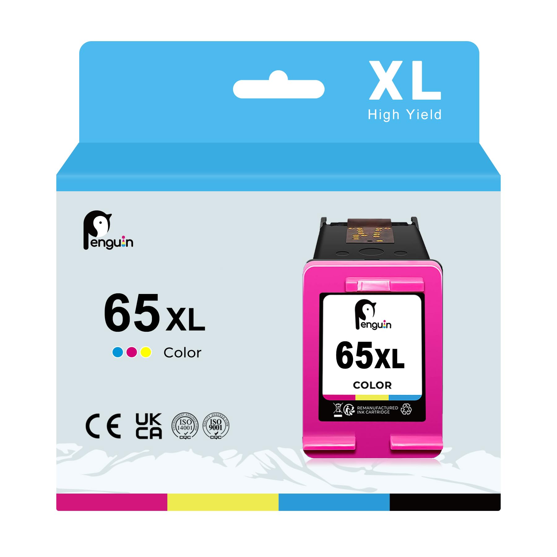 Amazon.com: Penguin 65XL Color Ink Cartridge Remanufactured for HP ...