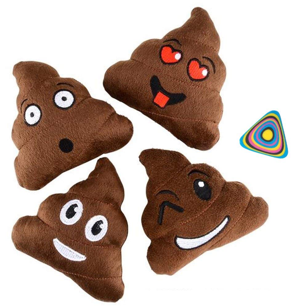 Amazon.com: AMSUM Emoji Poop Pillow 5" Plush Assorted- 12 Pack - Party ...