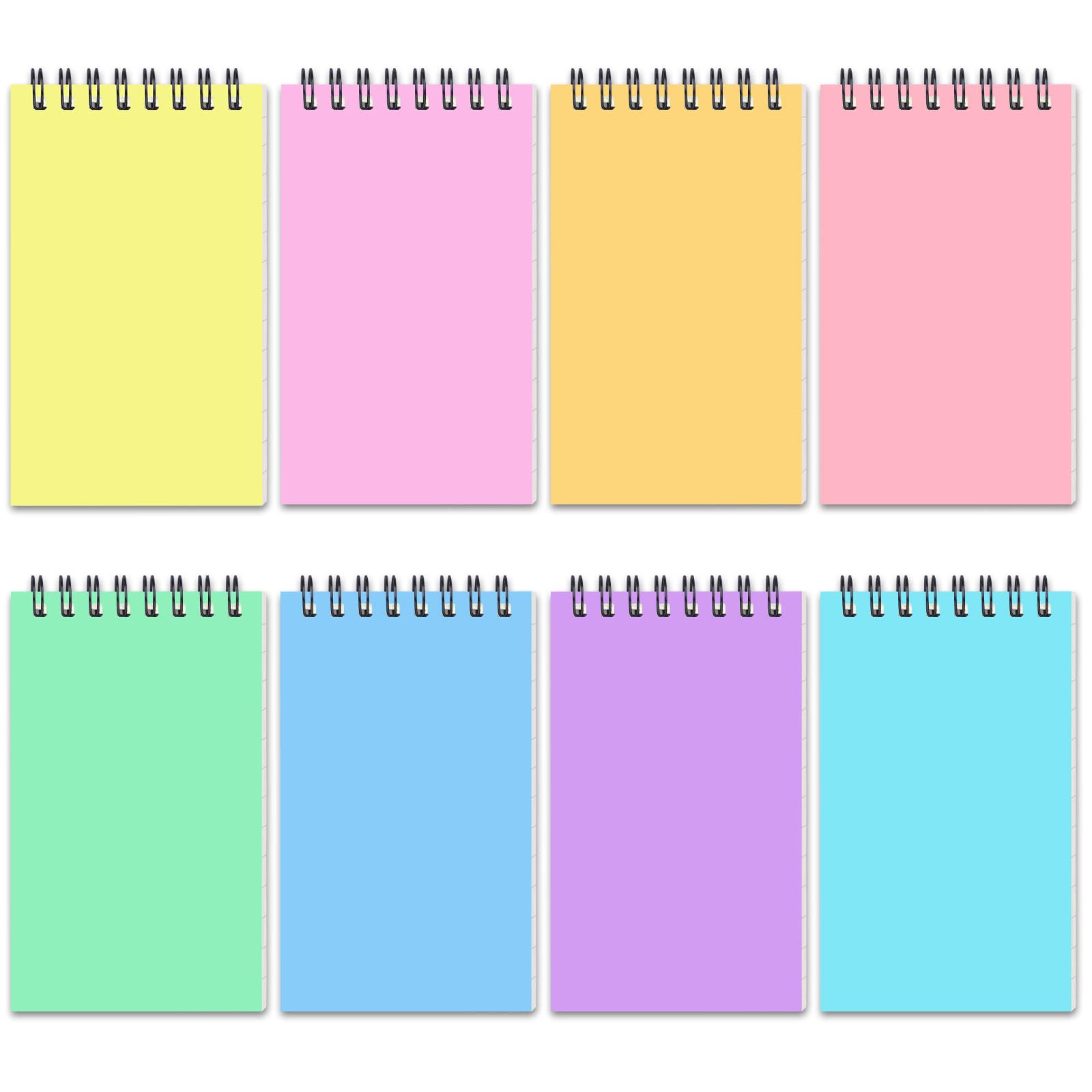 Amazon.com : HEYPLACE 8PCS Aesthetic Pocket Notebooks, 3x5inch Small ...