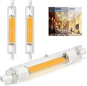 TOWBEBER R7s LED Bulb 118mm Dimmable 4rd Generation, 10W Double Ended ...