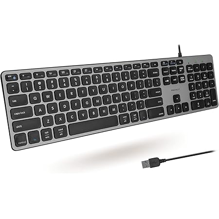 X9 Performance Computer Keyboard for Laptop or Desktop - Elegant, Plug ...