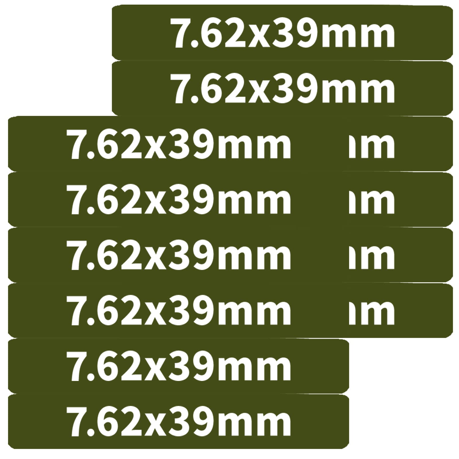 Amazon.com : 12 Pack Miaozhun 7.62x39mm Magazine Marking Bands 7.62x39 ...