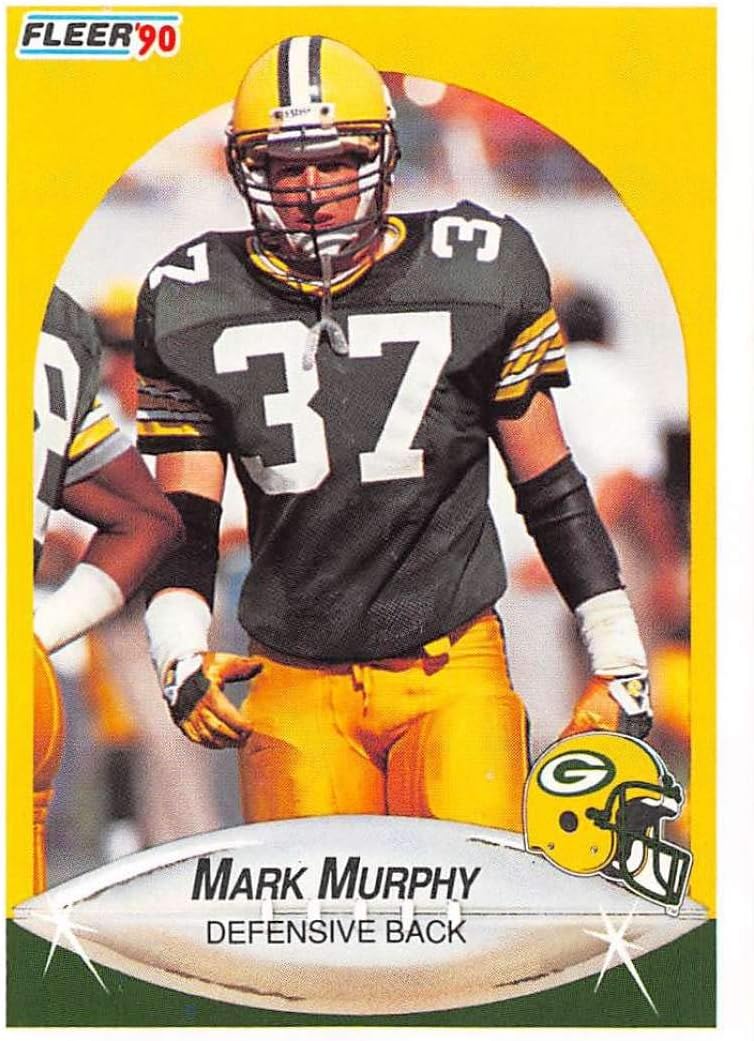 Amazon.com: 1990 Fleer Football #177 Mark Murphy Green Bay Packers ...