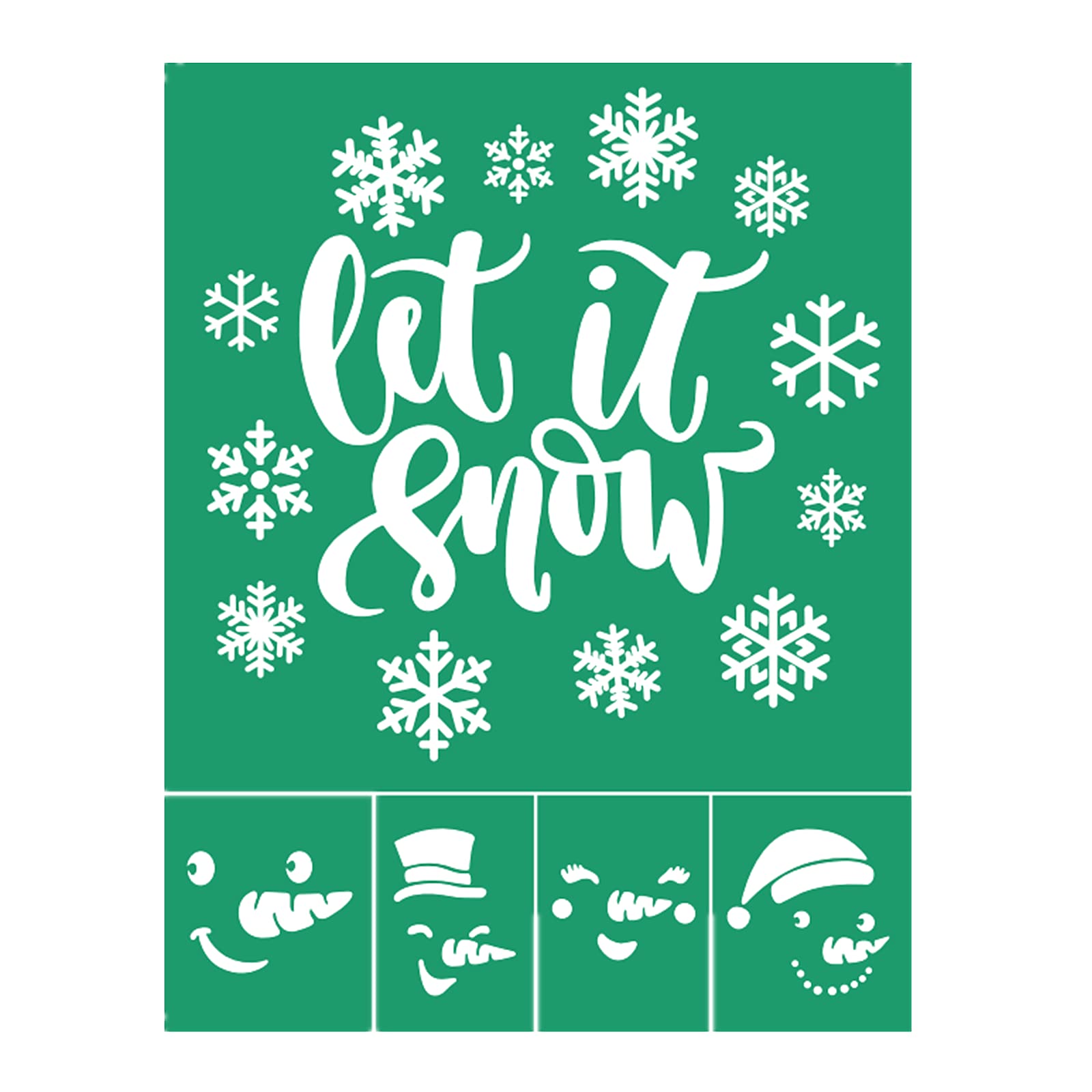 Snowflake Silkscreen Stencil 2 S - Winter Theme Reusable Templates For ...