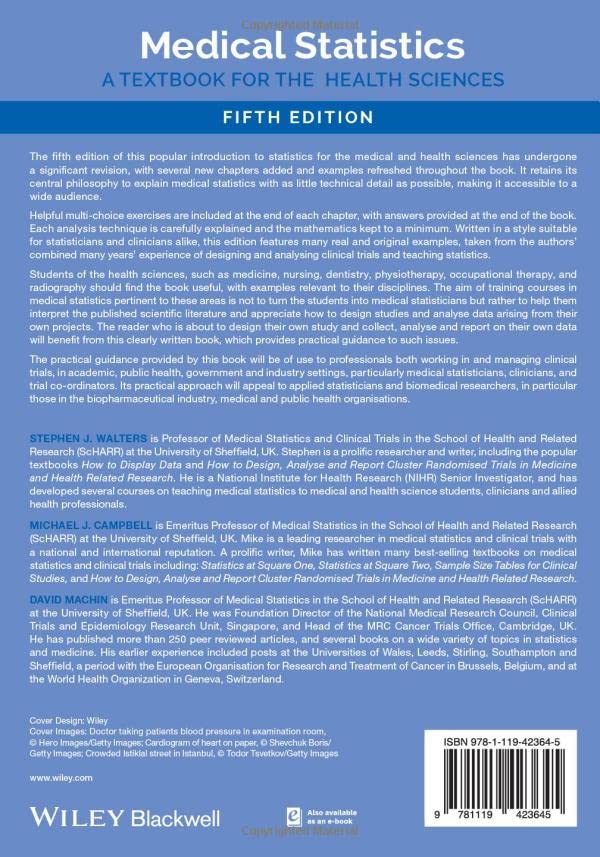 Snapklik.com : Medical Statistics: A Textbook For The Health Sciences