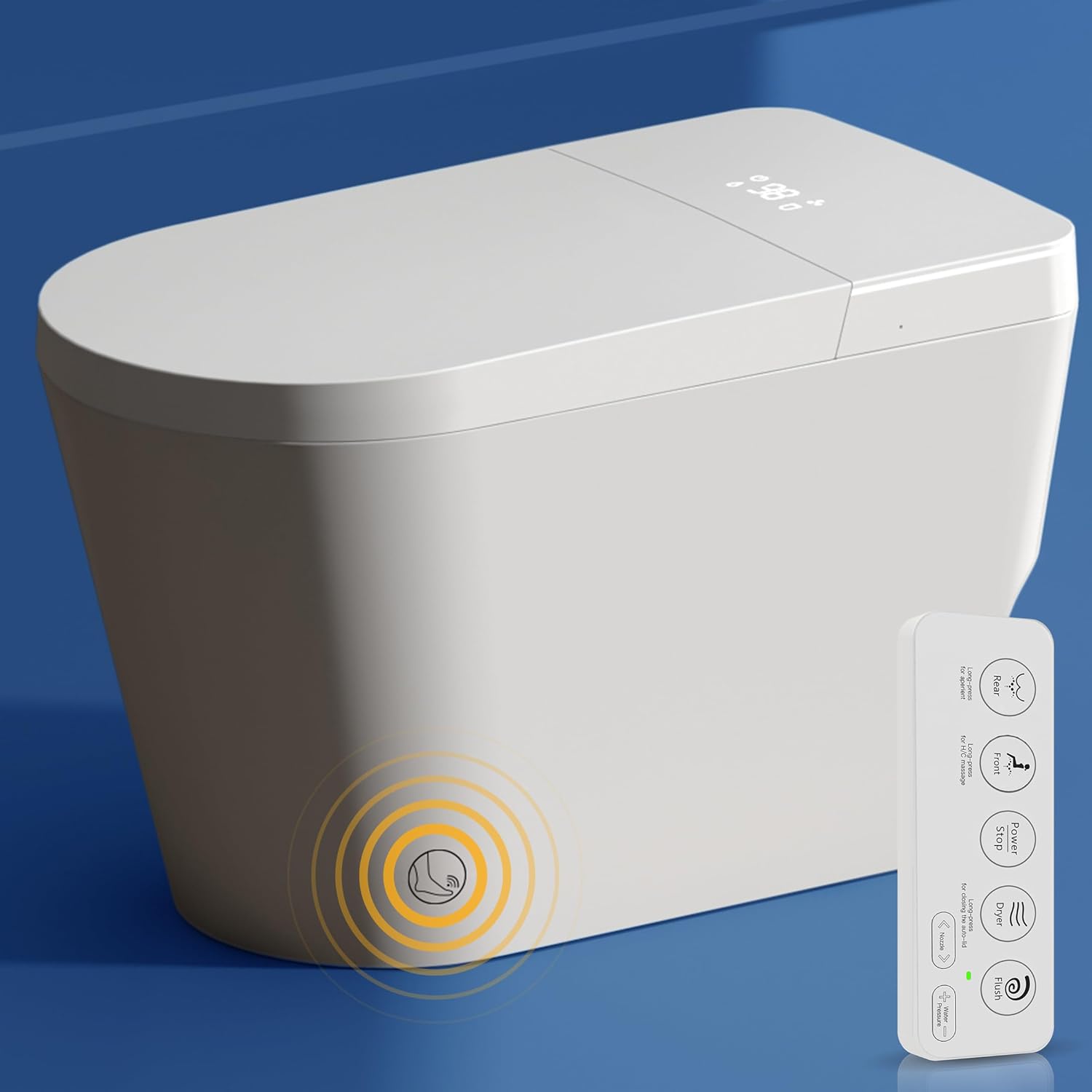LW Smart Toilet with Bidet Built in, One Piece Elongated Modern Toilets ...