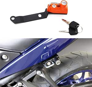 Amazon.com: Motorcycle Helmet Lock Anti-Theft Helmet Security Lock for ...