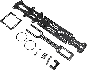 Amazon.co.jp: RC Car Chassis, Easy Installation, Fine Machined Carbon ...