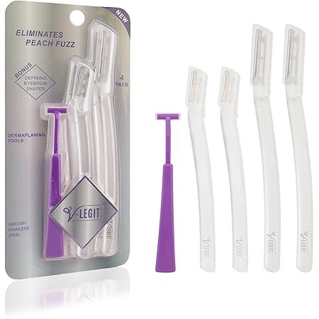 Amazon.com: Dermaplaning Tool (9 Count) – Easy to Use Dermaplane Razor ...