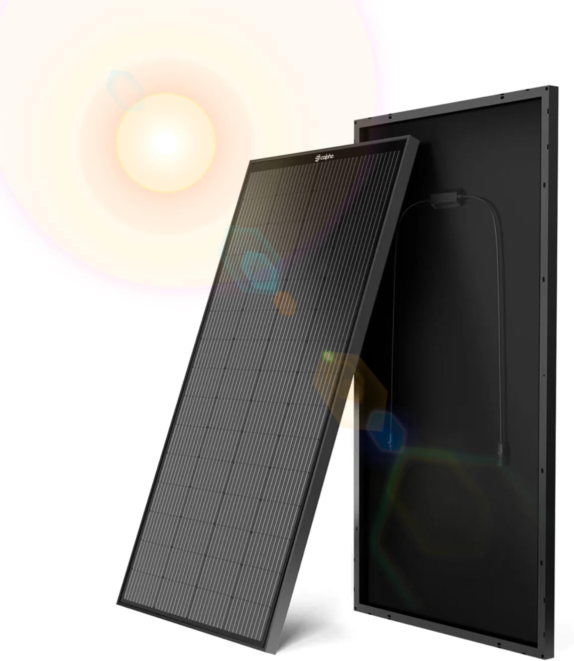 Amazon.com : Calpha 200W 20V Monocrystalline Solar Panel with IP68 ...