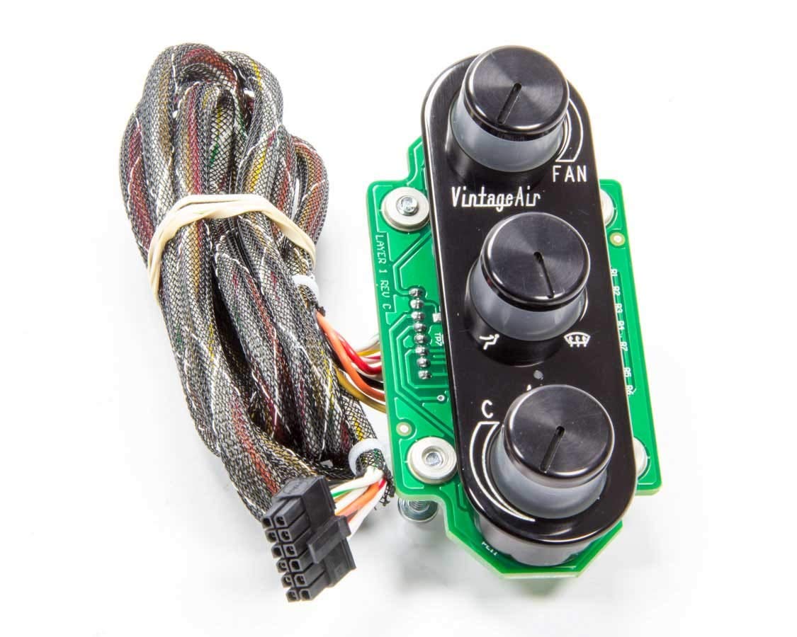 Vintage Air Double Vane AC Vent Chrome 2.70 Bezel 490535 Vintage Air AC ...