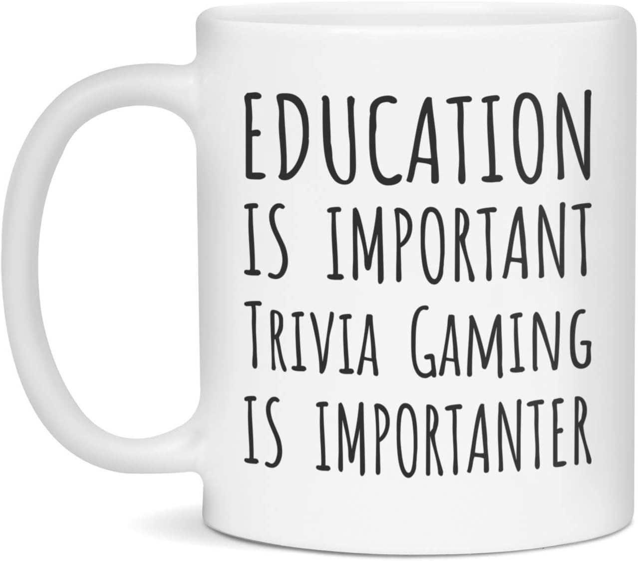 Amazon.com: Funny Trivia Gaming Mug Education Important Trivia Gaming ...