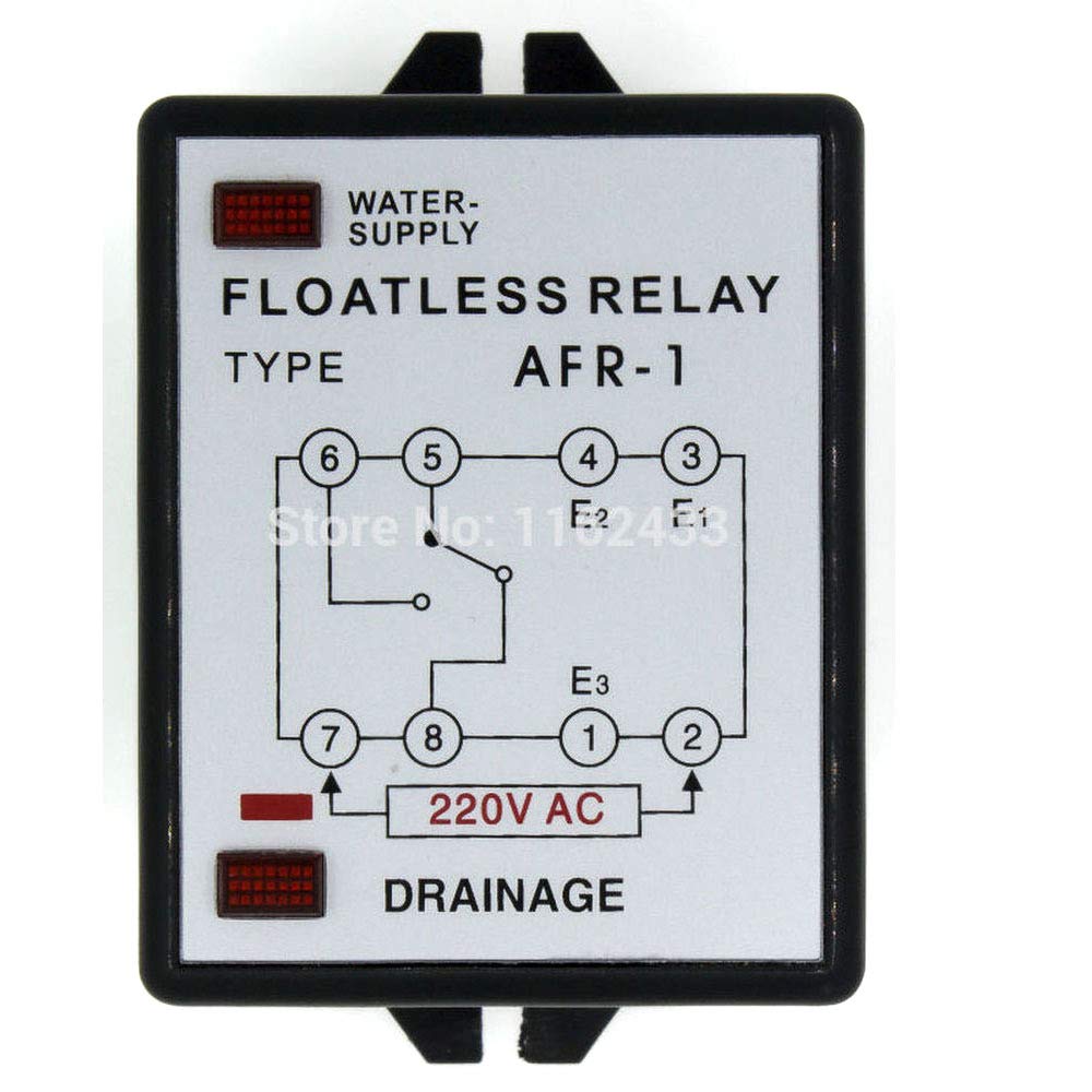 AFR-1 AC 220V floatless Level Relay/Switch with Socket Base 220VAC ...