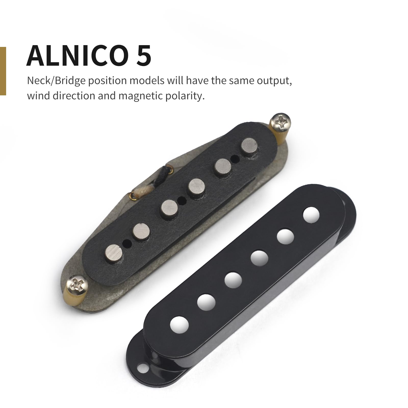 Snapklik.com : Alnico 5 Vintage Staggered Strat Style Electric Guitar ...