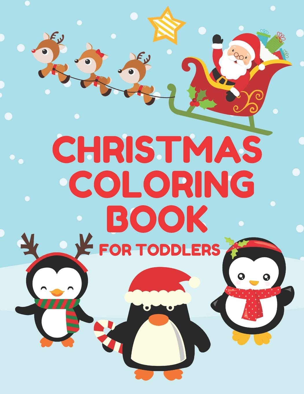Christmas Coloring Book for Toddlers: Stocking Stuffer Gift for ...