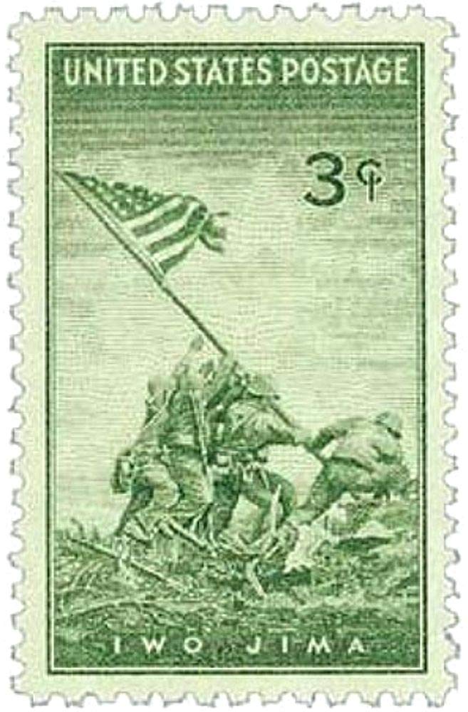 Buy 1945 MOST FAMOUS U.S. WARTIME STAMP EVER ISSUED! MARINES RAISE U.S ...