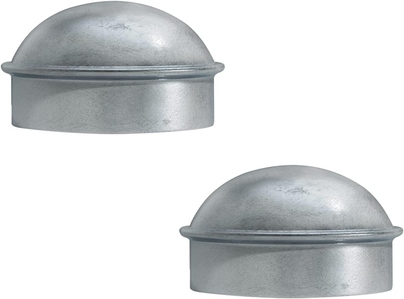 [Pack of 8] 1-3/8" Chain Link Fence Post Cap, Galvanized Steel Fence ...