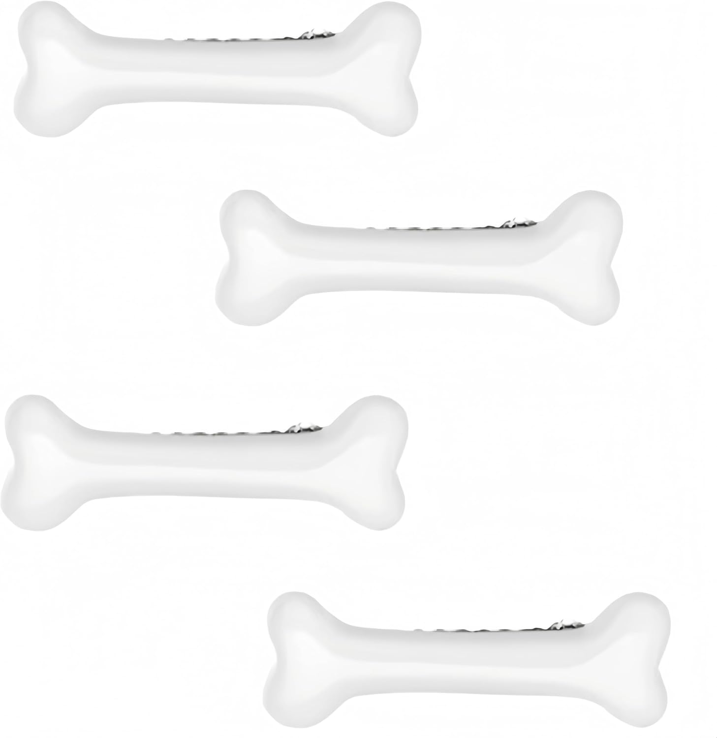4Pcs Bone Hair Clip White Bones Hairpins Skull Skeleton Hair ...