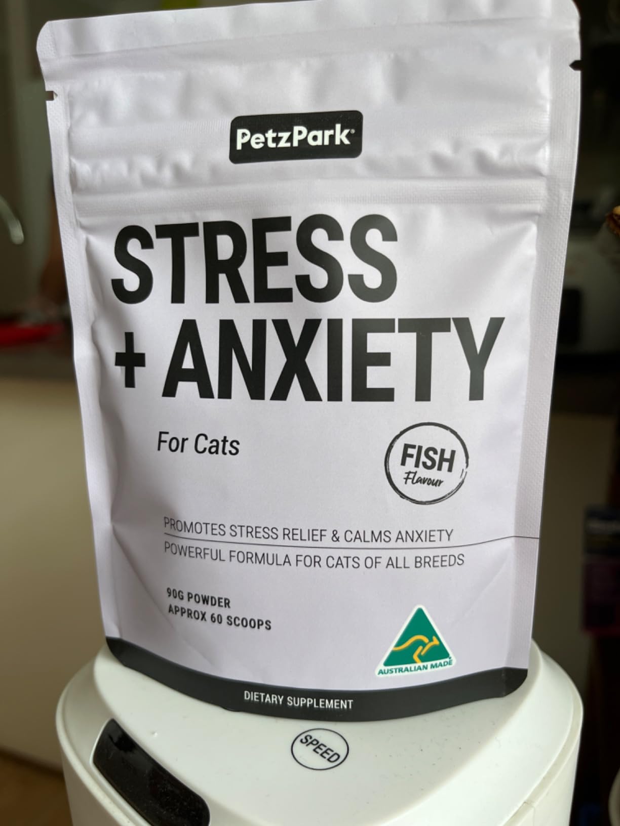 Petz Park Cat Calming Supplements - Cat Anxiety Powder Made in ...