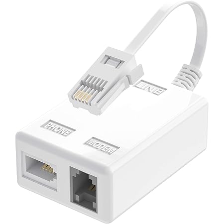 ADSL Broadband Micro Filter for BT / SKY / TALK TALK Telephone Phone ...