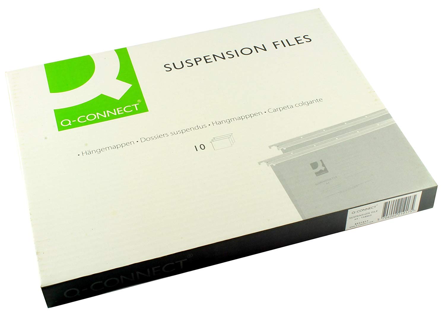 Q-Connect A4 Tabbed Suspension Files (Pack of 10) : Amazon.co.uk ...
