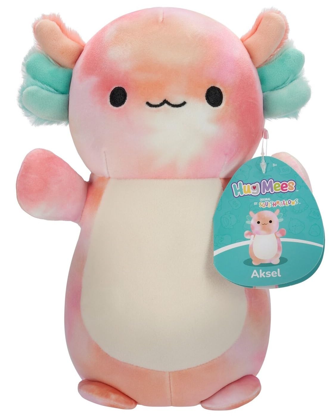 Amazon.com: Squishmallows 10" HugMees Aksel The Axolotl : Toys & Games
