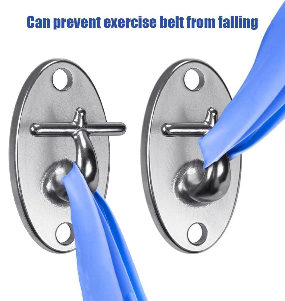 Snapklik.com : 1Pcs Resistance Band Wall Anchor Stainless Steel Workout ...