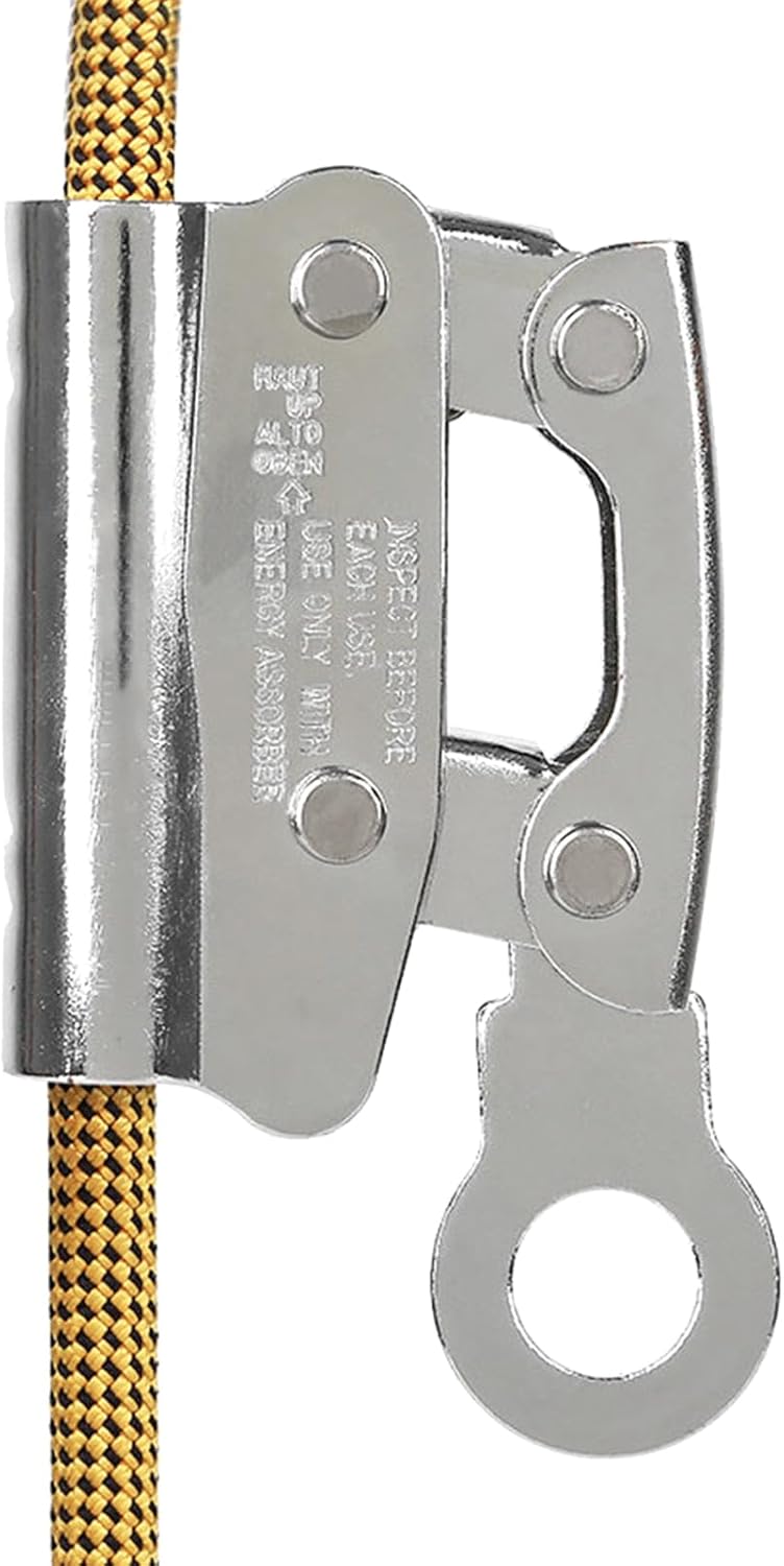Amazon.com : YERGOFE Climb Self Locking Rope Grab - Alloy Steel, Safety ...