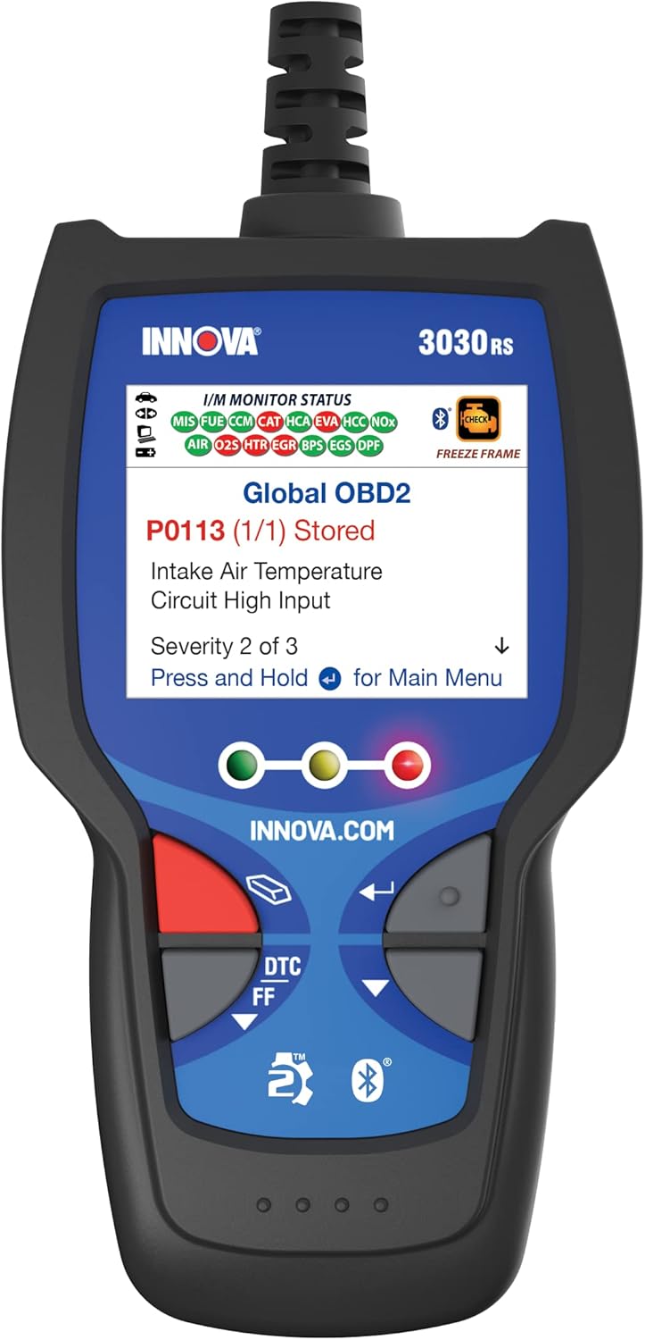 Innova 3030RS OBD2 Scanner/Car Code Reader for Check Engine Light and ...