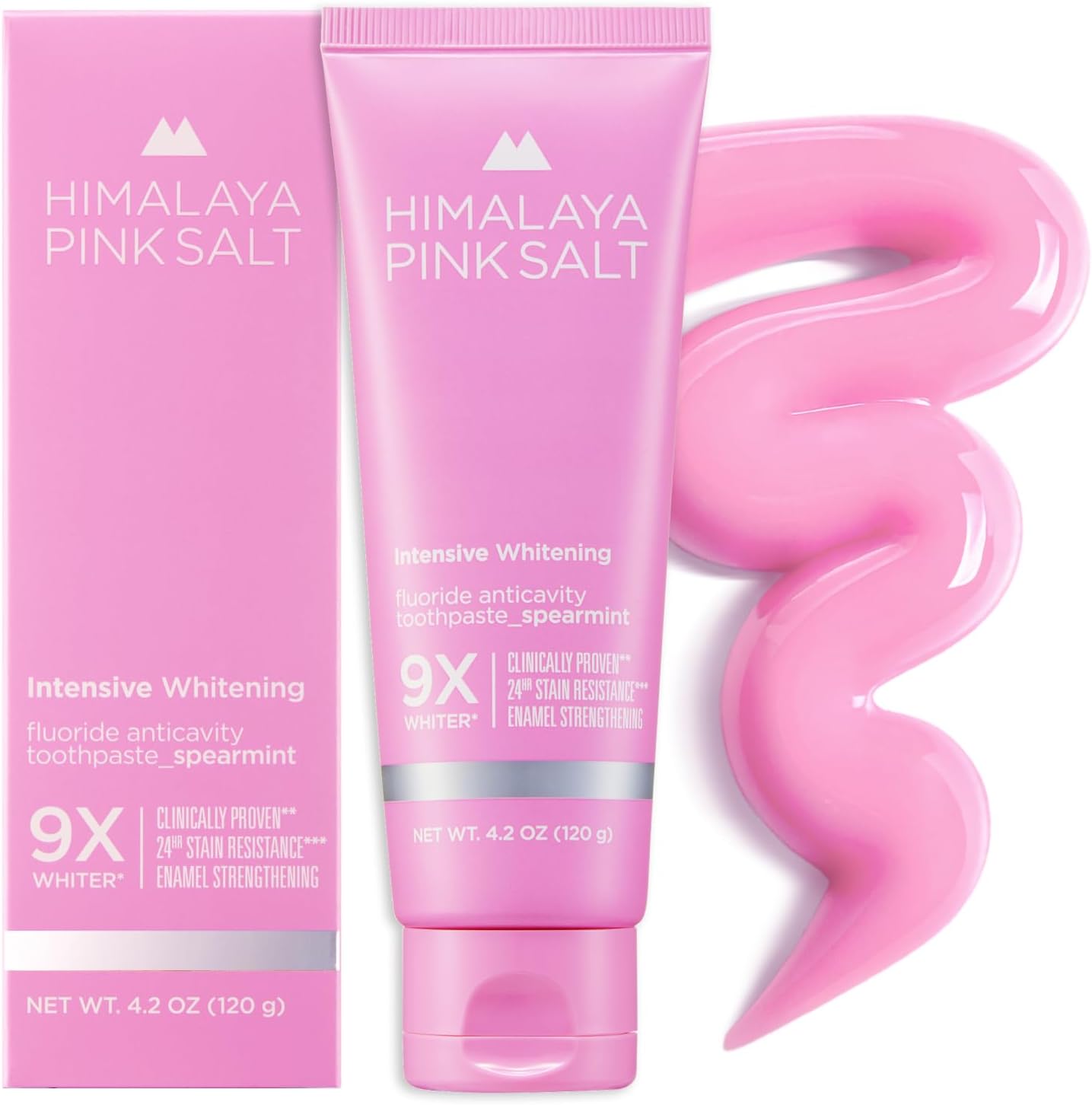 Amazon.com: HIMALAYA PINKSALT Intensive Whitening Toothpaste, 4.2oz ...