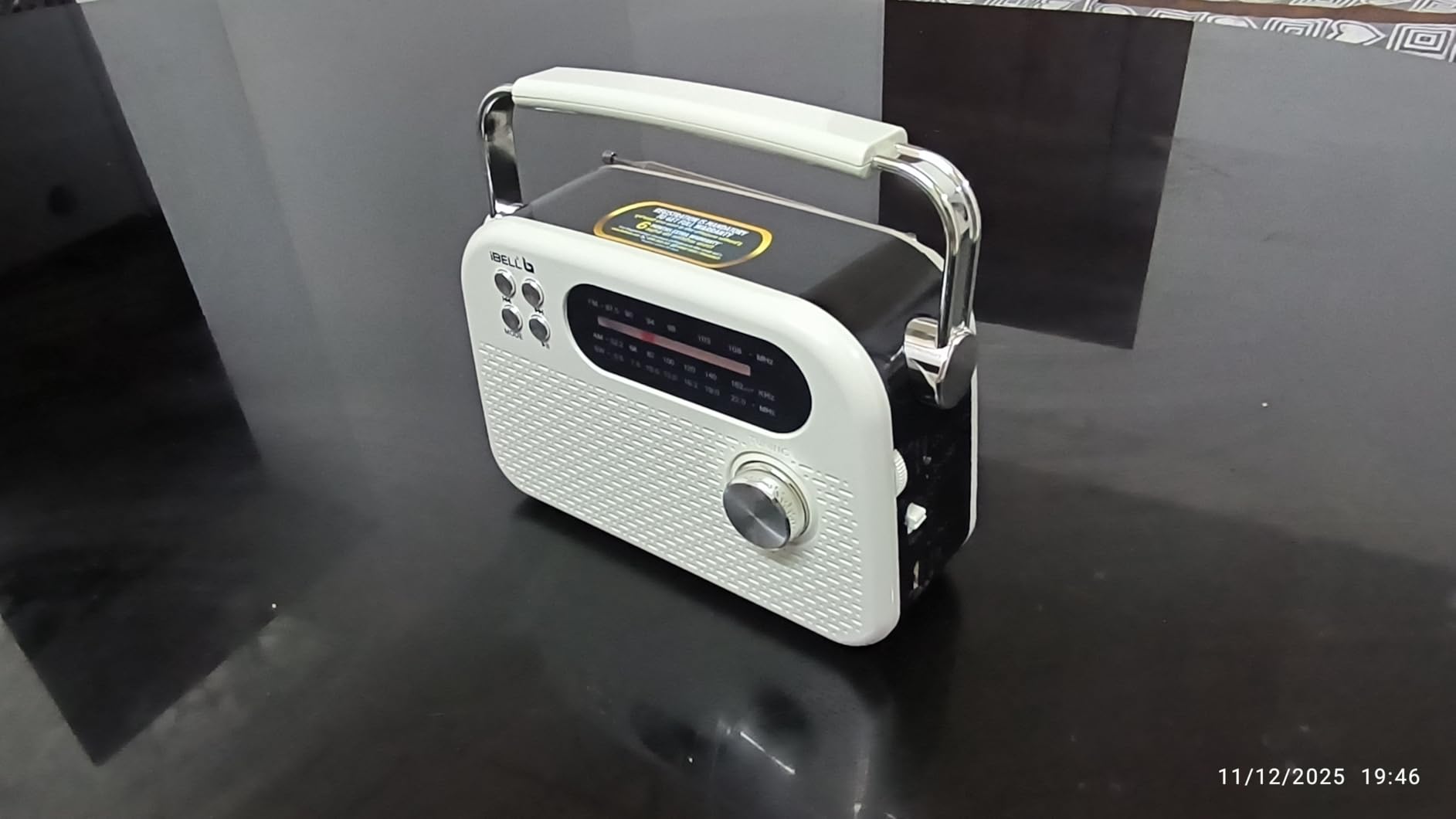 iBELL FM730BT Portable FM Radio with Bluetooth Speaker,Head Phone Jack ...