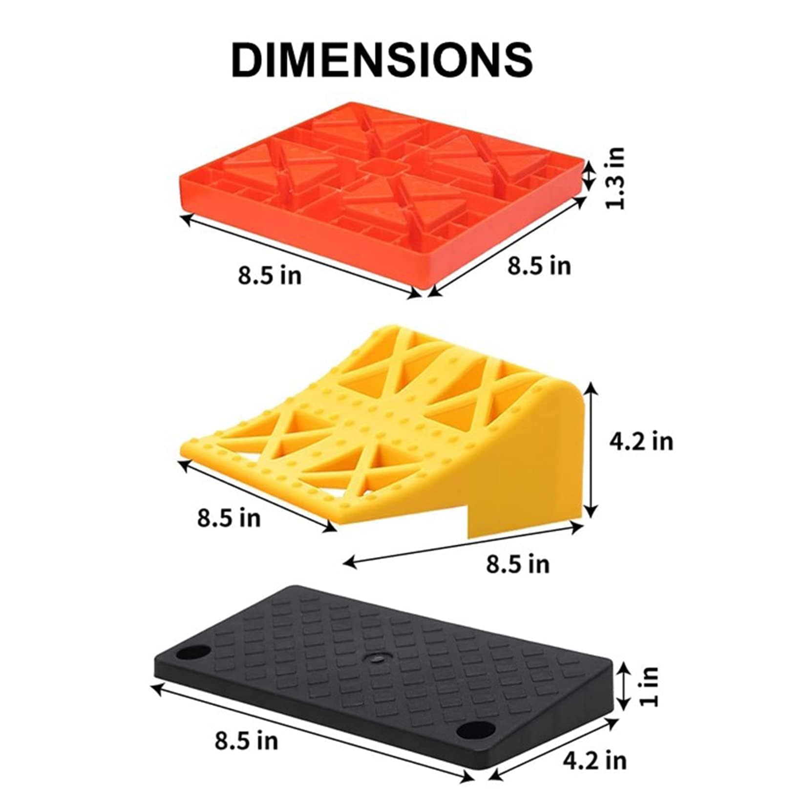 Snapklik.com : Homeon Wheels RV Leveling Blocks, 2.0 Upgraded Ramp ...