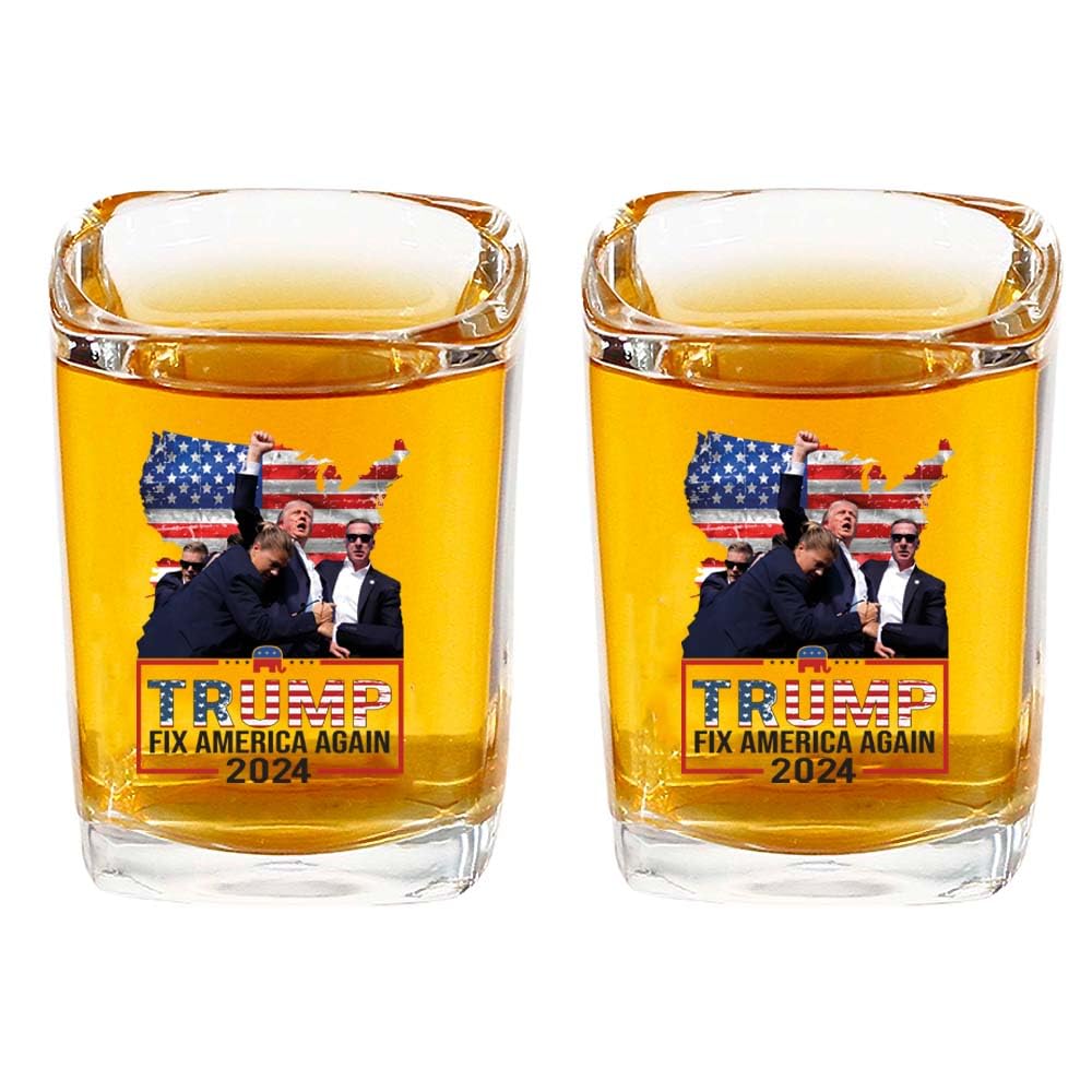 Amazon.com | TAOHUAJIANG 2 Pcs Trump Shot Glasses Trump Cup Make ...